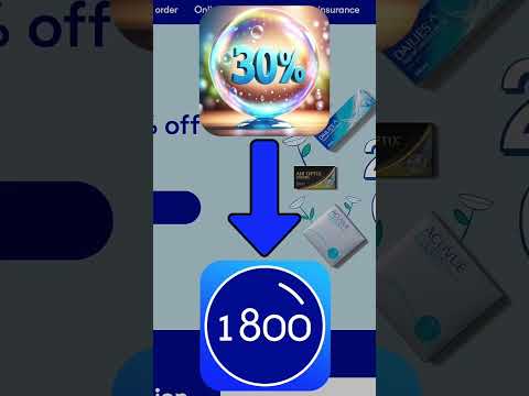 1800 Contacts 30% Discount Promo Code March 2025 #1800contacts #promocodes #promocode #savings
