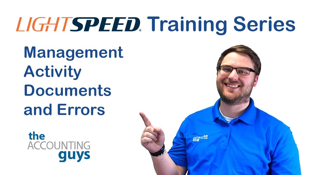 Management Activity Documents and Errors