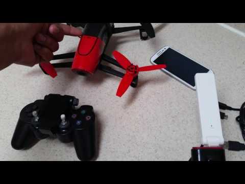 Parrot Bebop Skycontroller Alternative: PS3 Game Controller + Xiaomi Mi USB WiFi Amplifier (part 2)