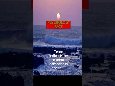 What it means when a tear comes from our right eye! #shorts #psychologyfacts