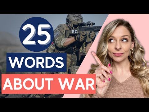 English Vocabulary about War | Russia and Ukraine