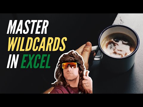 How to use wildcard characters in excel examples Excel tutorial 2021