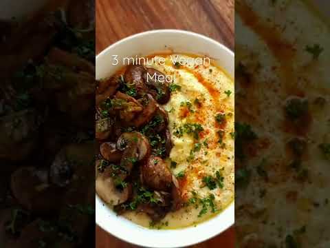 Enjoy this 3 minute Vegan Polenta!#shorts