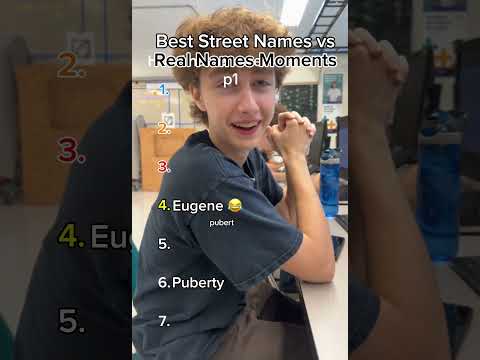 Best Street Names vs Real Names Moments #ranking #trending #gangster #funny #tiktok #usa #top5