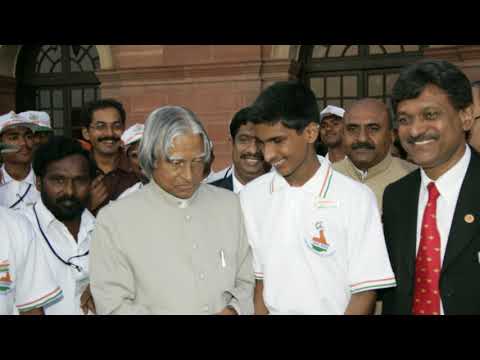 Dr. A.P.J Abdul Kalam mentoring about Bolla Srikanth, a visually challenged as Best Entrepreneur