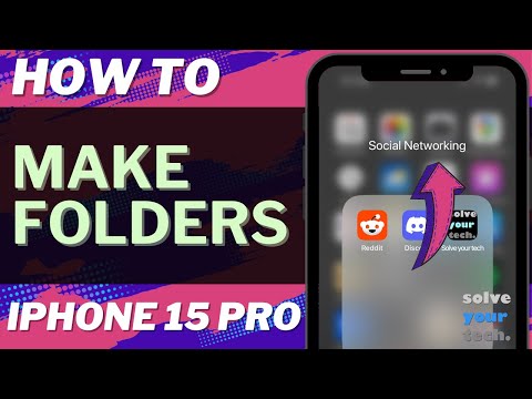 How to Make Folders on iPhone 15 Pro