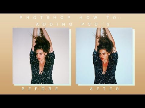 How To Download and Add a PSD File On Photoshop