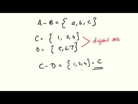 Difference and Complement of Sets - Malayalam