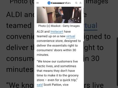 ALDI DROPS INSTACART | FACT OR FICTION