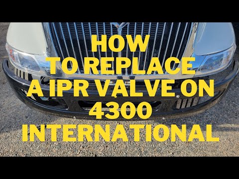 How To Replace A IPR Valve On 4300 International