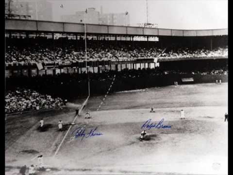 1951 NL CHAMPIONSHIP GAME BOBBY THOMPSON'S SHOT HEARD ROUND THE WORLD