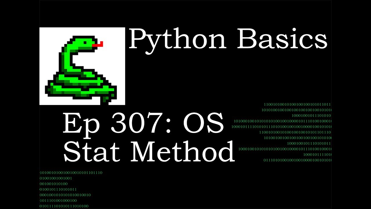 Python Basics OS Stat Method