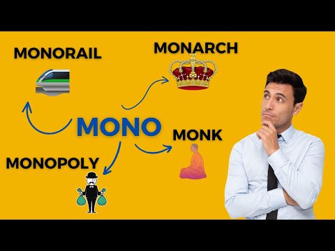 Learn English Vocabulary with the Prefix MONO!