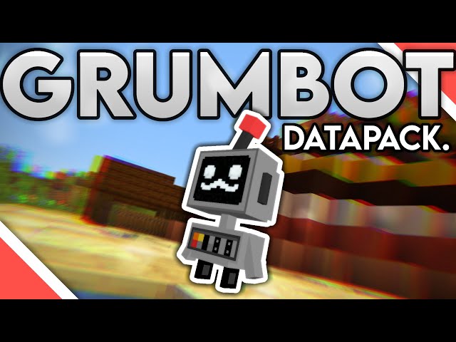 GRUMBOT Datapack | Pet, Custom Armor, Custom Texture Pack Minecraft ...