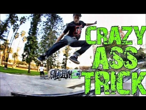 CRAZY ASS TRICK - RYKEIS TYSON - DOUBLE FLIP FS NOSESLIDE !!!