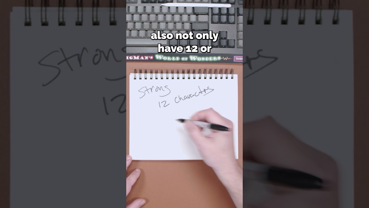 Setting STRONG PASSWORDS!!💪