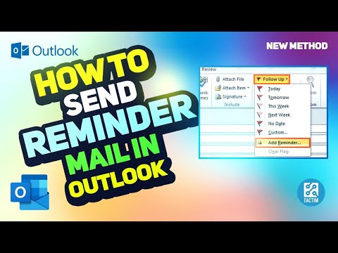 How to Send a Reminder Email in Outlook Step-by-Step Guide 2025
