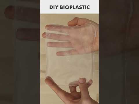 Homemade Bioplastic : potato starch recipe