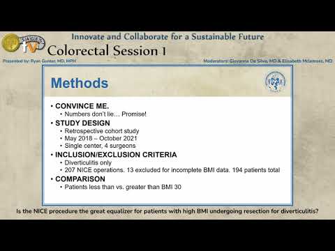 Is the NICE procedure the great equalizer for patients with high BMI undergoing resection for di...