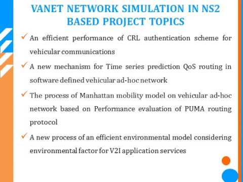 VANET NETWORK SIMULATION IN NS2