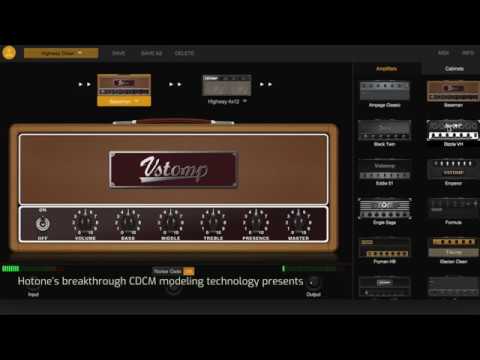 VStomp Amp from Hotone, a guitar AMP/CAB modeling Software/Plugin, plus ...