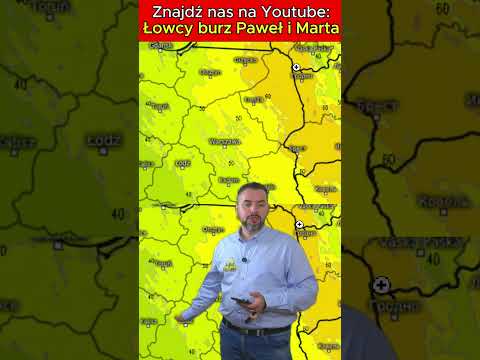 SILNY WIATR W PIĄTEK. #prognoza #pogoda #polska #prognozapogody