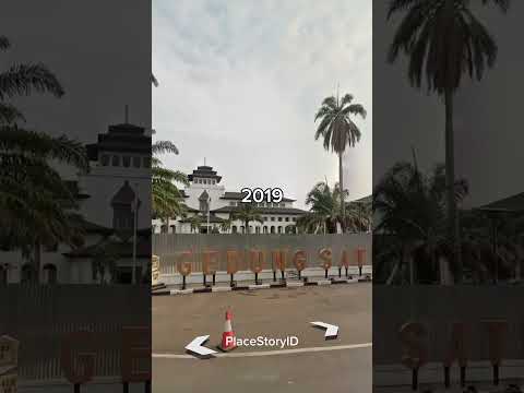 Tampilan Google Maps Gedung Sate Bandung 2014-2024 #bandung #shorts #gedungsate #fireflies