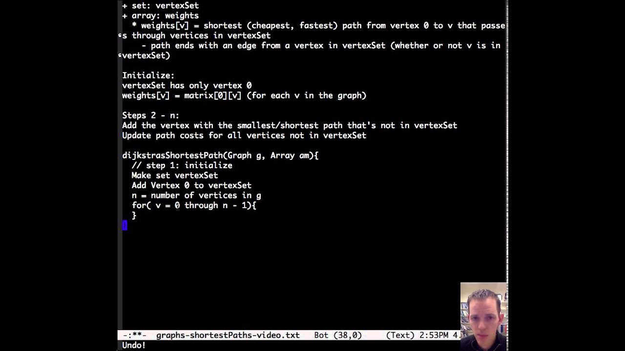 Graphs: Shortest Paths