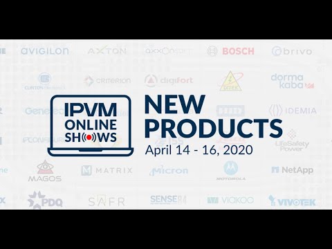 IPVM New Products Online Shows - April 14th-16th