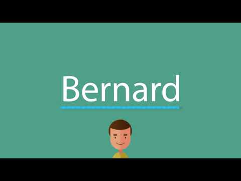 How to say Bernard