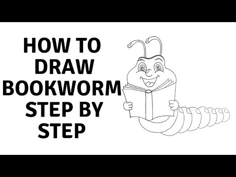 How to Draw a Bookworm Step by Step for Beginners