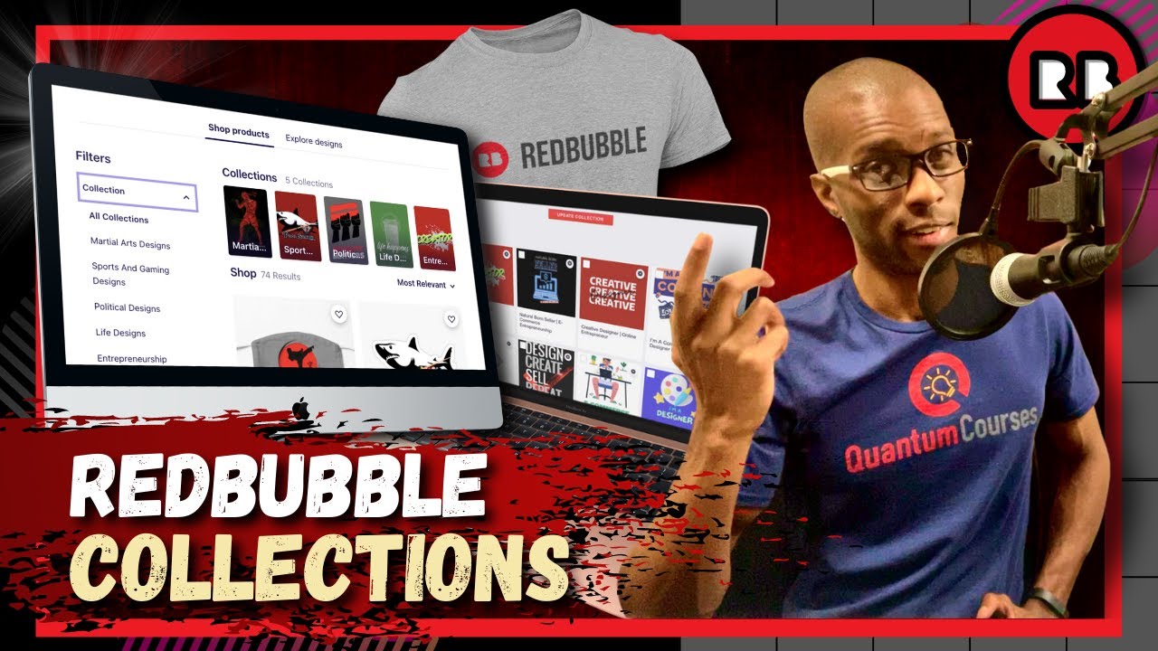 How To Create Collections on Redbubble | Redbubble Collections Tutorial