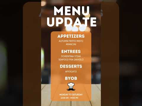 Alfredo's Pizza Cafe - Menu Update