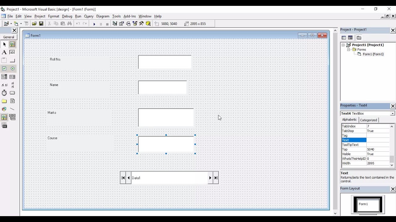How to Connect Microsoft Access Database with Visual Basic 6.0.