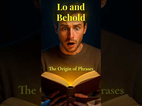 The Origin of Phrases: "Lo and Behold" #facts #history #education
