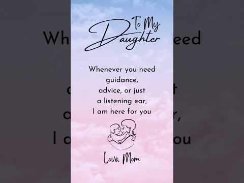 Send to your daughter β€οΈ#guidance #advice #listen #mom #daughter #family #mother #dad #love