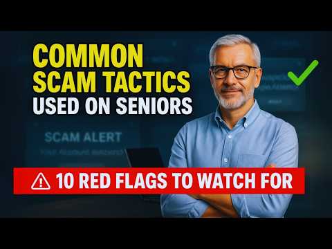 Common Tactics SCAMMERS Use on Seniors: 10 RED FLAGS to Watch For
