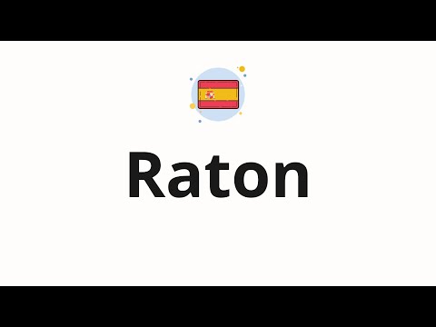 How to pronounce Raton