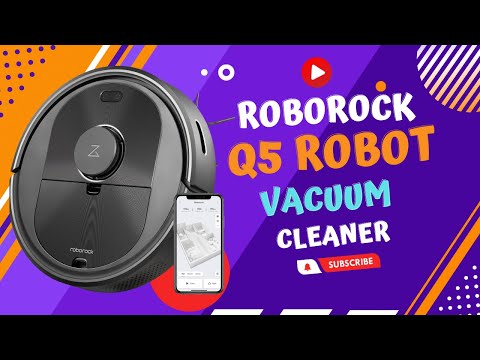 Roborock Q5 Robot Vacuum Cleaner, Strong 2700Pa Suction, Upgraded from S4 Max, LIDAR Navigation