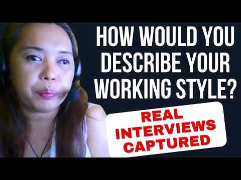 How Would You Describe Your Work Style? (Real Interviews Captured) Taglish