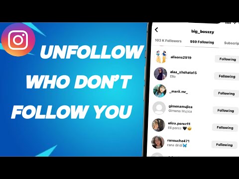 How To Unfollow People Who Don't Follow You Back on Instagram
