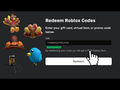 ALL NEW WORKING ROBLOX PROMO CODES THAT GIVE FREE ITEMS! | Thanksgiving 2024 | Roblox Promo Codes
