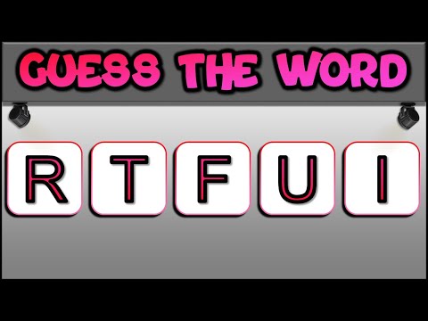 Scrambled Word Game #1 | 5 Letter words | Jumbled Words | Facts & Fun with Tez