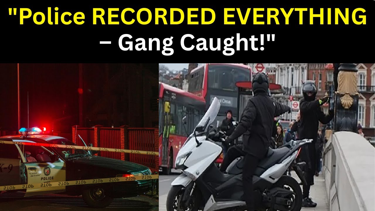 Moped Gang TERRORIZED London's FAMILIES, But This Time, Police Were RECORDING Everything