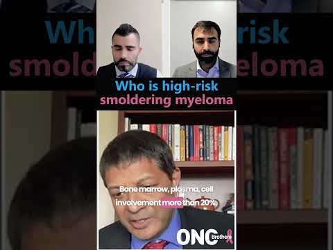 Who is High-risk smoldering myeloma | Dr. S. Vincent Rajkumar