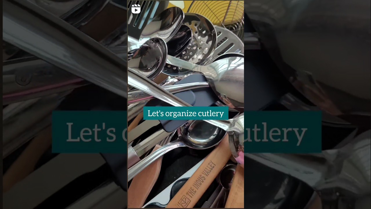 No more searching for those spoons and ladles when required.😍 #youtubeshorts #professionalorganizer
