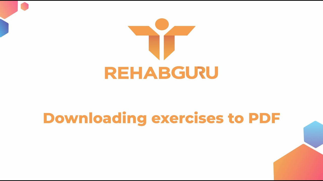 Download and Print Exercises