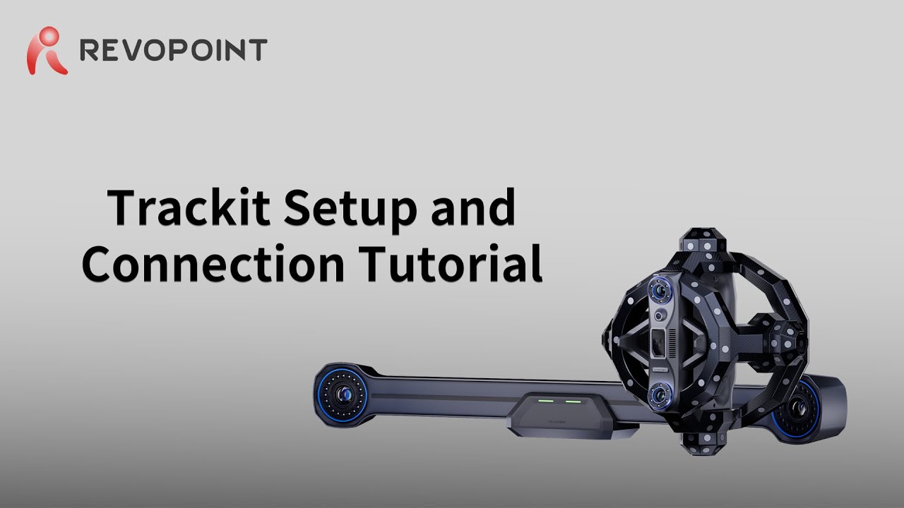 Revopoint Trackit 3D Scanner - Setup and Connection Tutorial