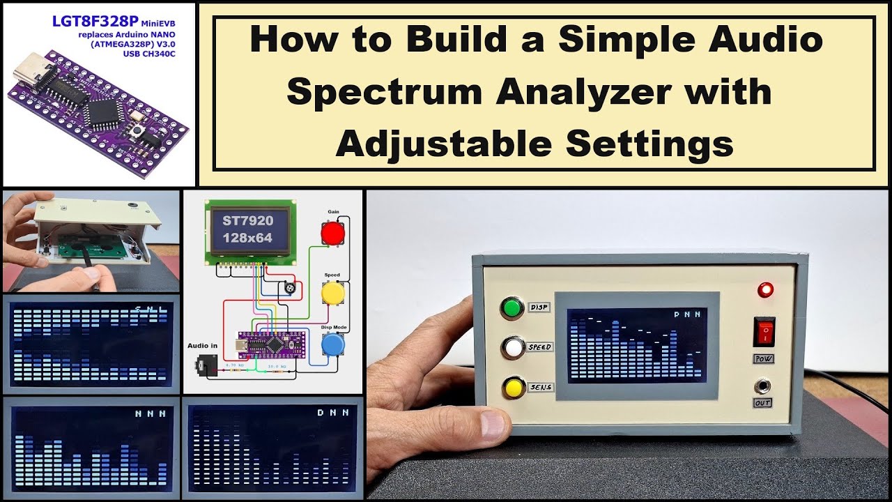 How to Build a Simple Audio Spectrum Analyzer with Adjustable Settings