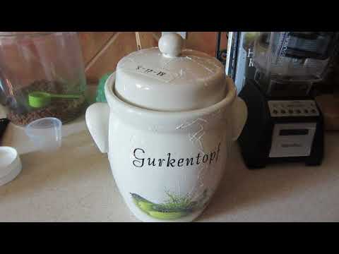 Nik Schmitt Gurkentopf Fermenting Pot With Salt Build up